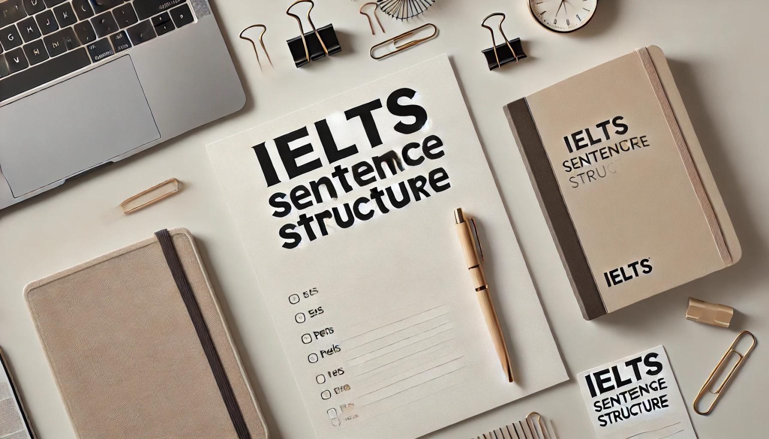 Sentence Structures for IELTS Academic Writing